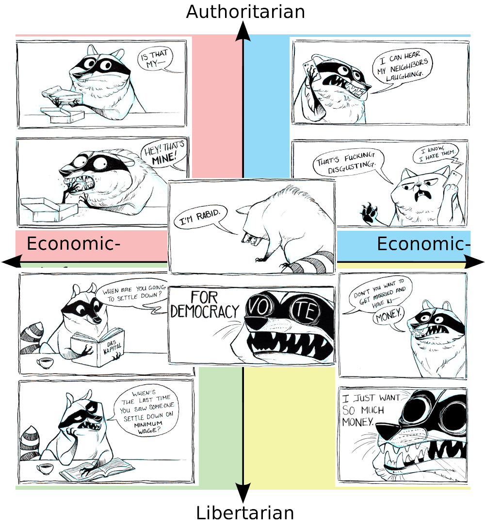 Raccoon Quadrants (Coon by by Simkaye) | /r/PoliticalCompassMemes ...