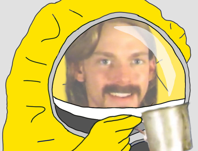 steve eating MREs | Hazmat Suit Edits | Know Your Meme