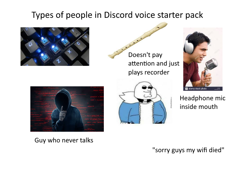 Types of people on Discord starter pack | /r/starterpacks | Starter ...