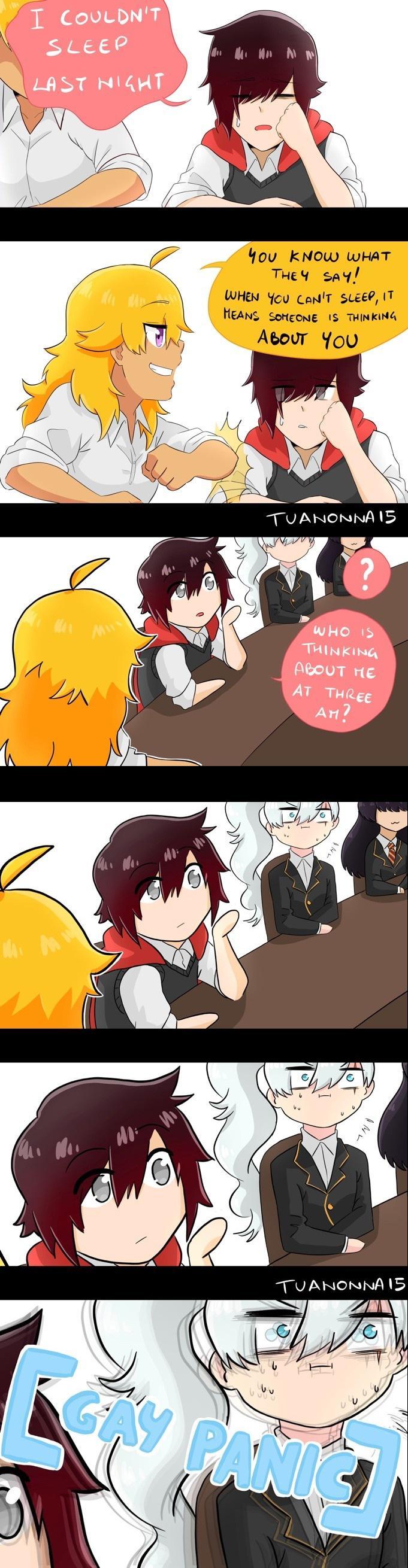 A dense and sleepless dolt | RWBY | Know Your Meme