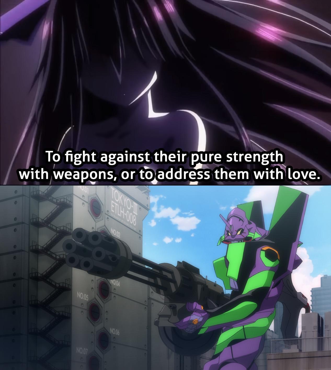 shoot em all | Neon Genesis Evangelion | Know Your Meme