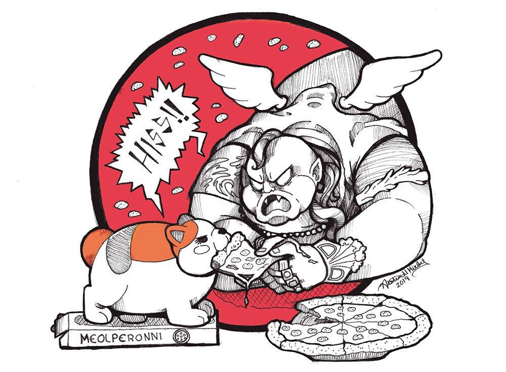 Fighting Over a Pizza | Final Fantasy XIV | Know Your Meme