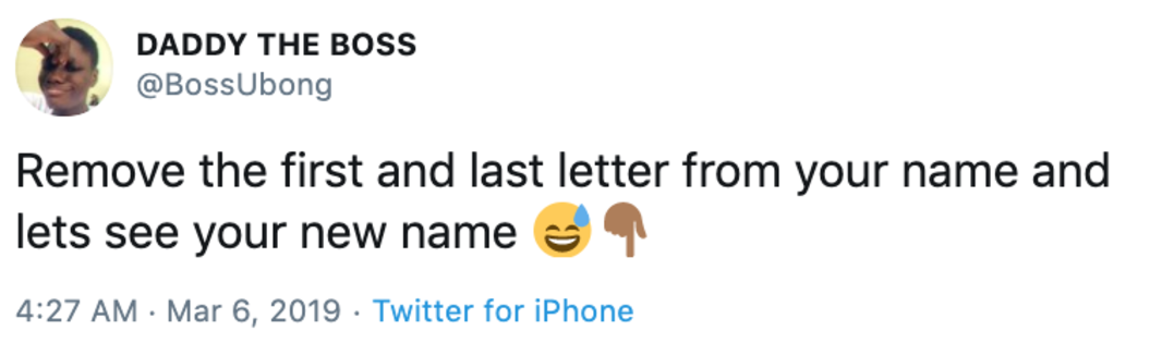 New Name | First and Last Letter Names | Know Your Meme