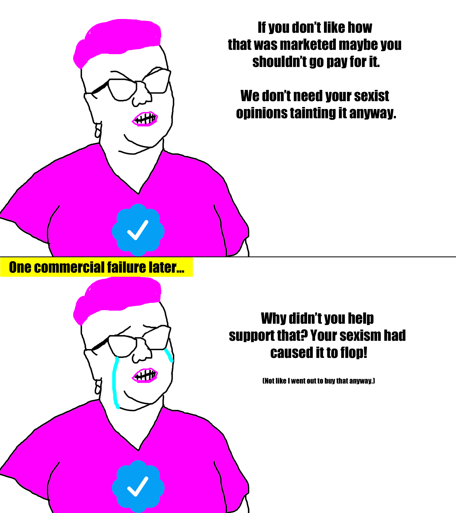 Marketed for Femininists | Counter-Signal Memes | Know Your Meme