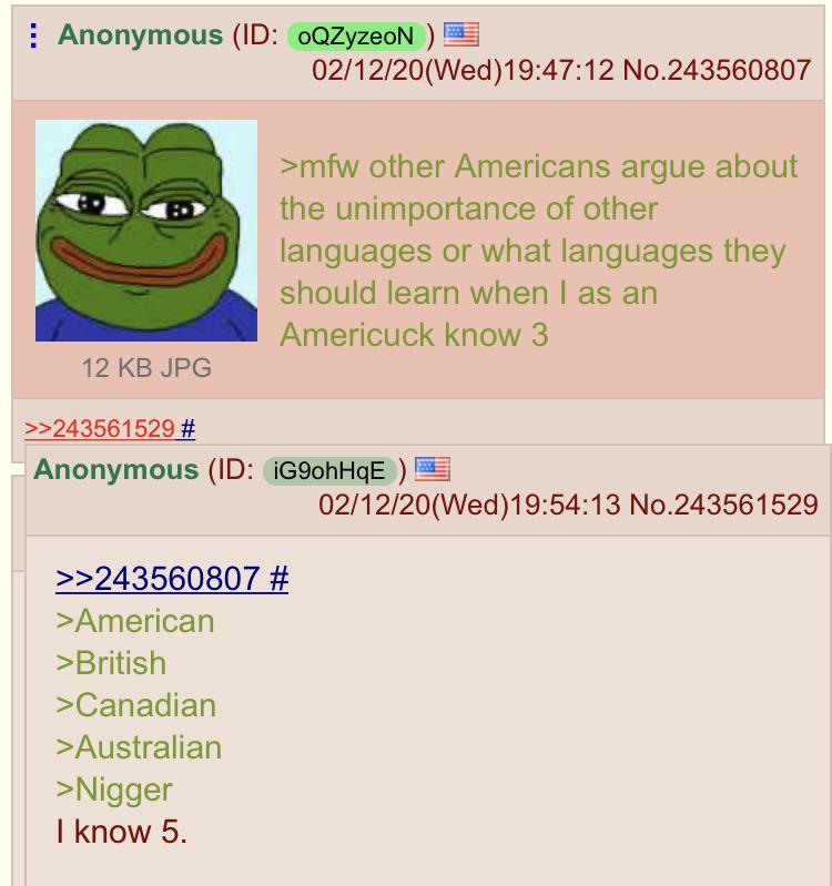 Anon is well versed in other languages and cultures | /r/4chan | 4chan ...