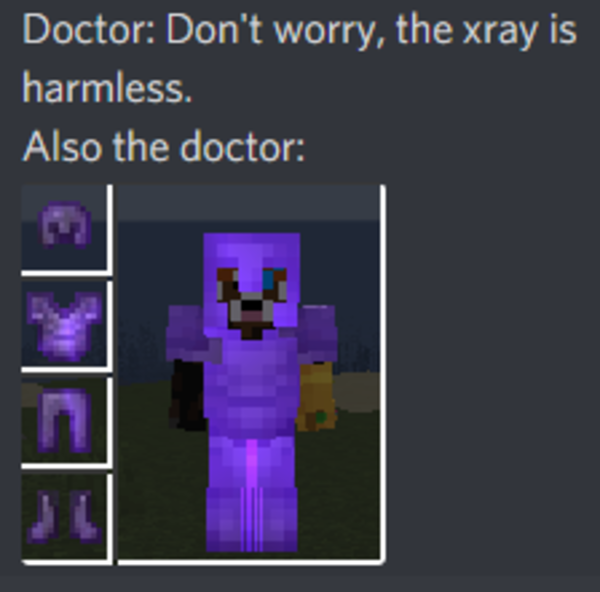 Nice dark-mode friendly meme for ya. | /r/MinecraftMemes | Minecraft ...