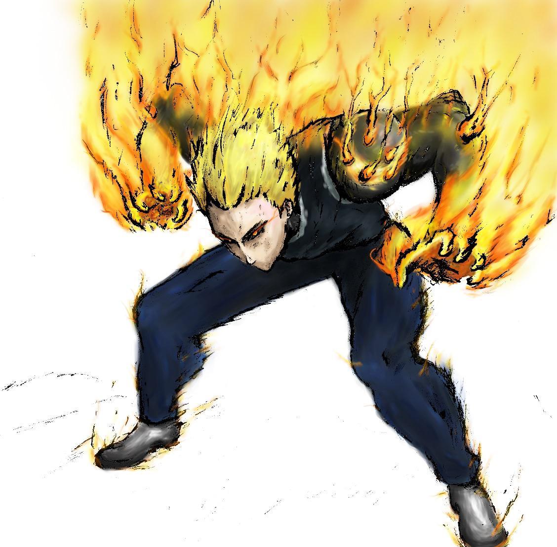 Genos about to incinerate a monster | /r/OnePunchMan | One-Punch Man ...