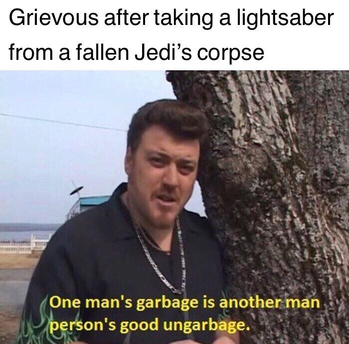 A fine addition | /r/PrequelMemes | General Grievous' Lightsabers ...