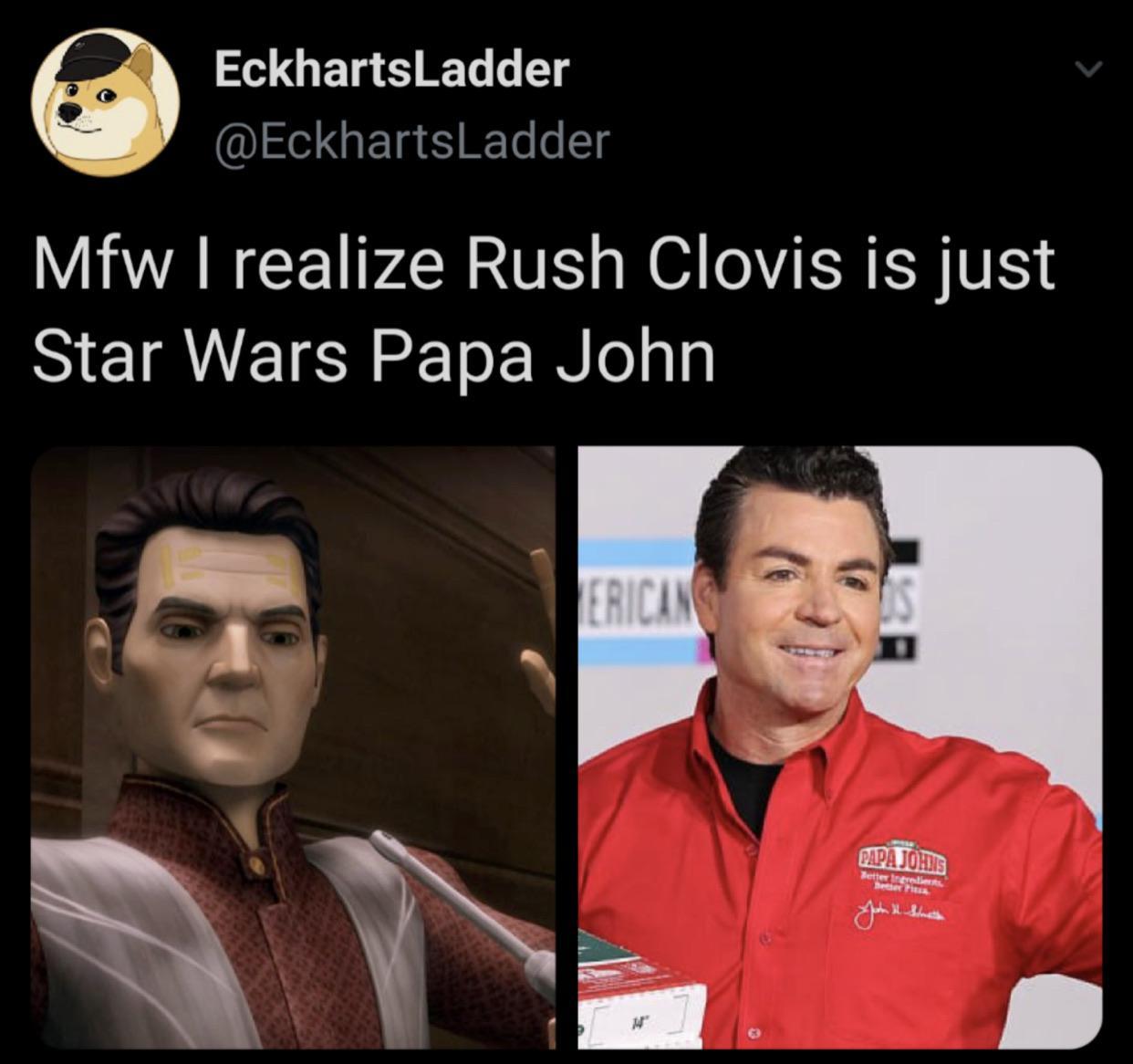 Rush Clovis really did that | /r/PrequelMemes | Prequel Memes | Know ...