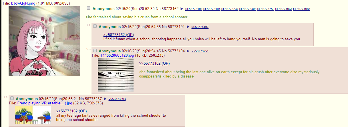 /r9k/ share their fantasies | /r/4chan | 4chan | Know Your Meme