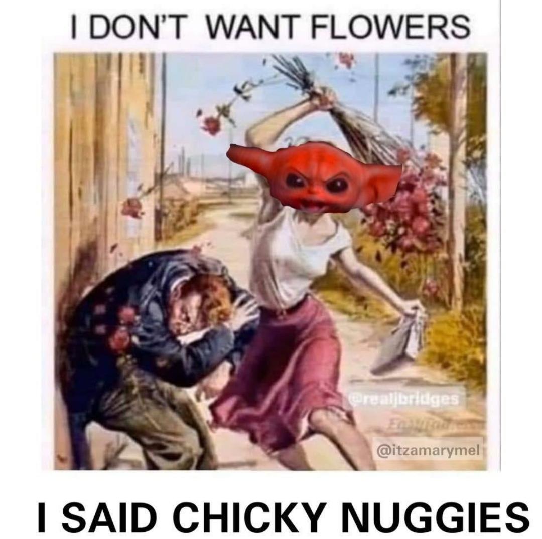 Haha baby yoda chicken nugget funny | /r/ComedyCemetery | Comedy ...