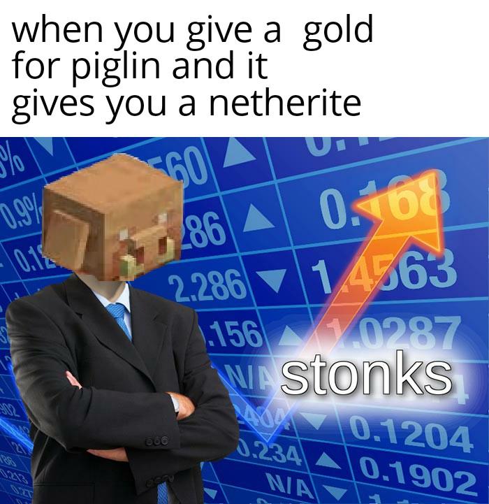 Nice trade. | /r/MinecraftMemes | Minecraft | Know Your Meme
