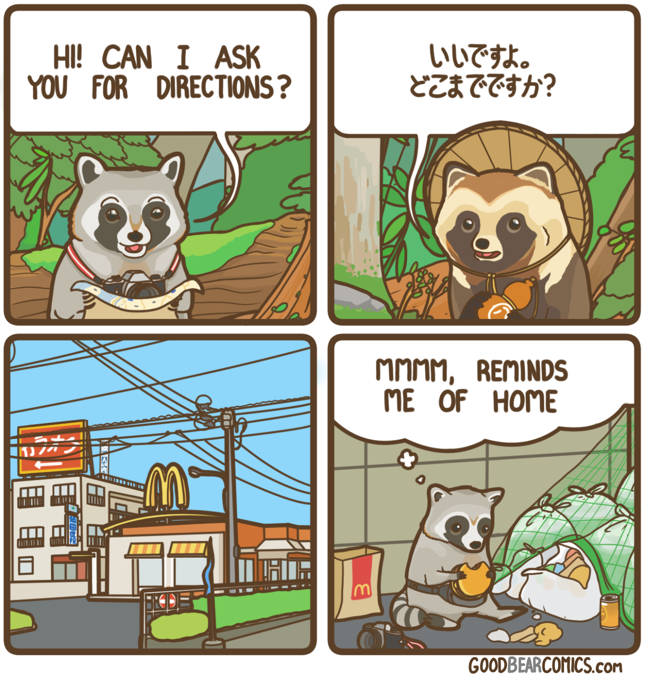 'Tourist' Goodbearcomics | Webcomics | Know Your Meme