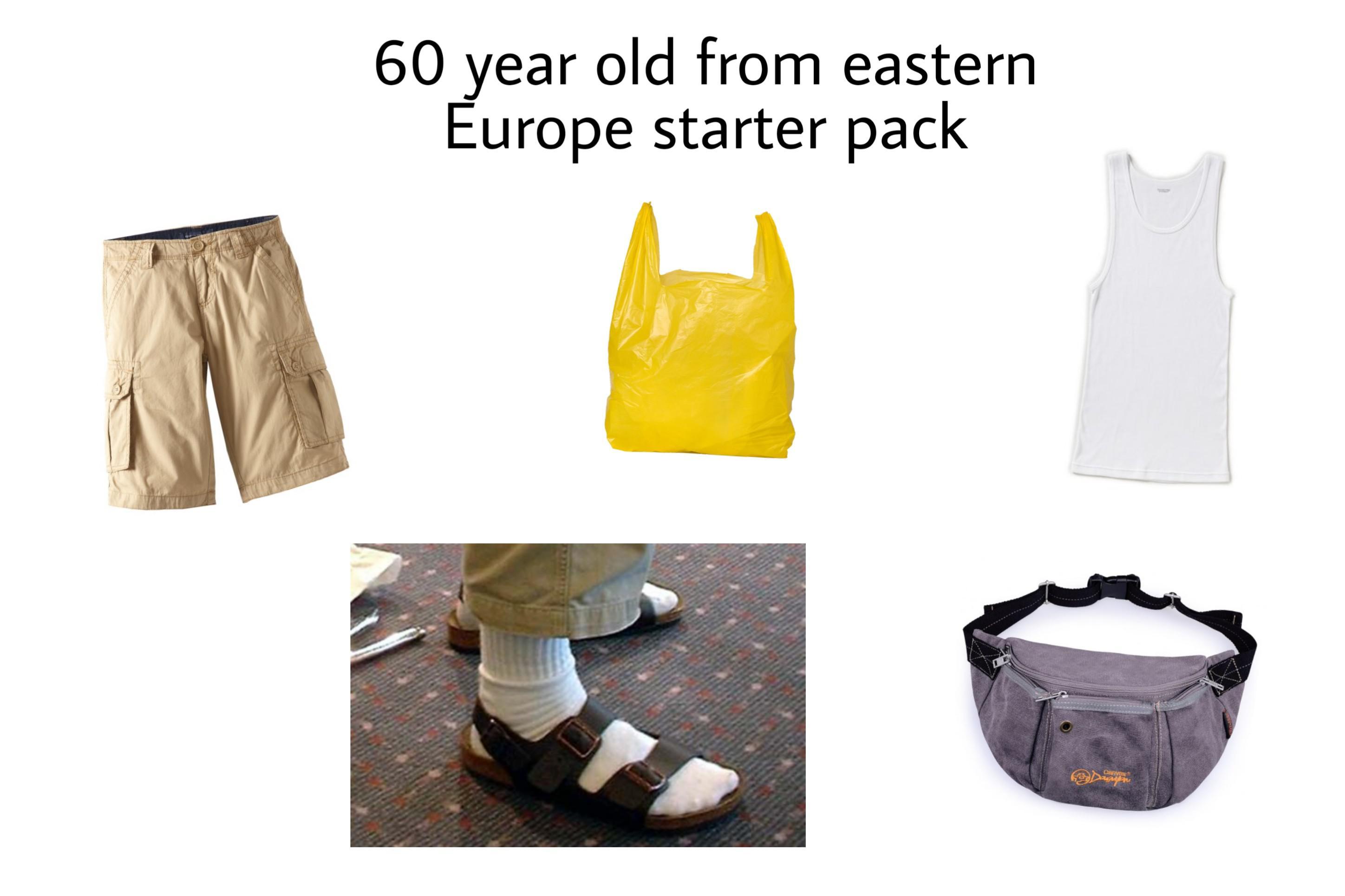 60 year old from eastern Europe starter pack | /r/starterpacks ...