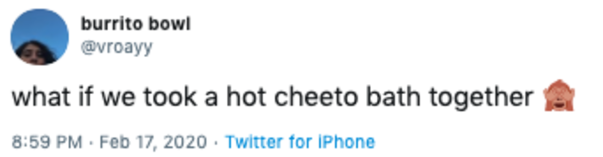 What if? | Hot Cheeto Bath | Know Your Meme