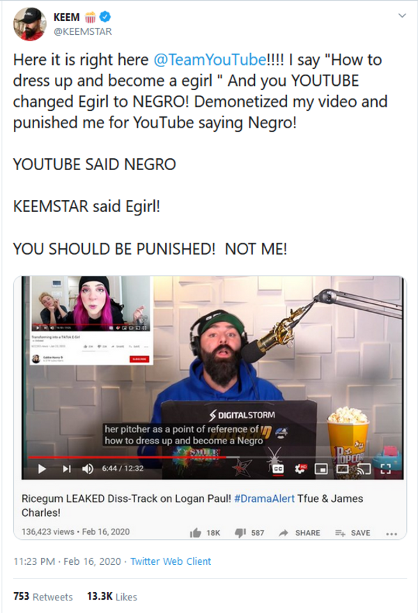 Youtube, seeing demonetization where no one else does | Keemstar | Know ...