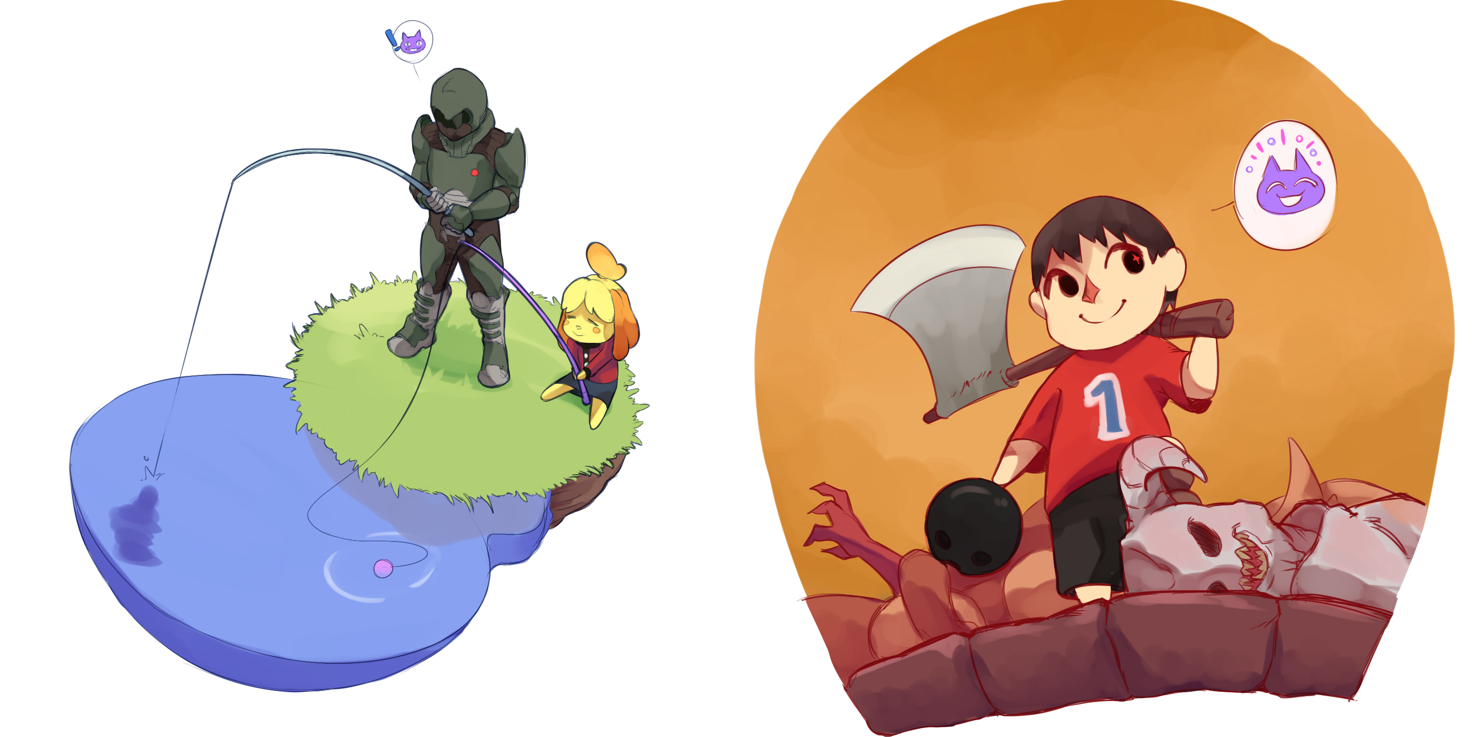 I'm so hyped for Animal Crossing Eternal and Doom New Horizons ...