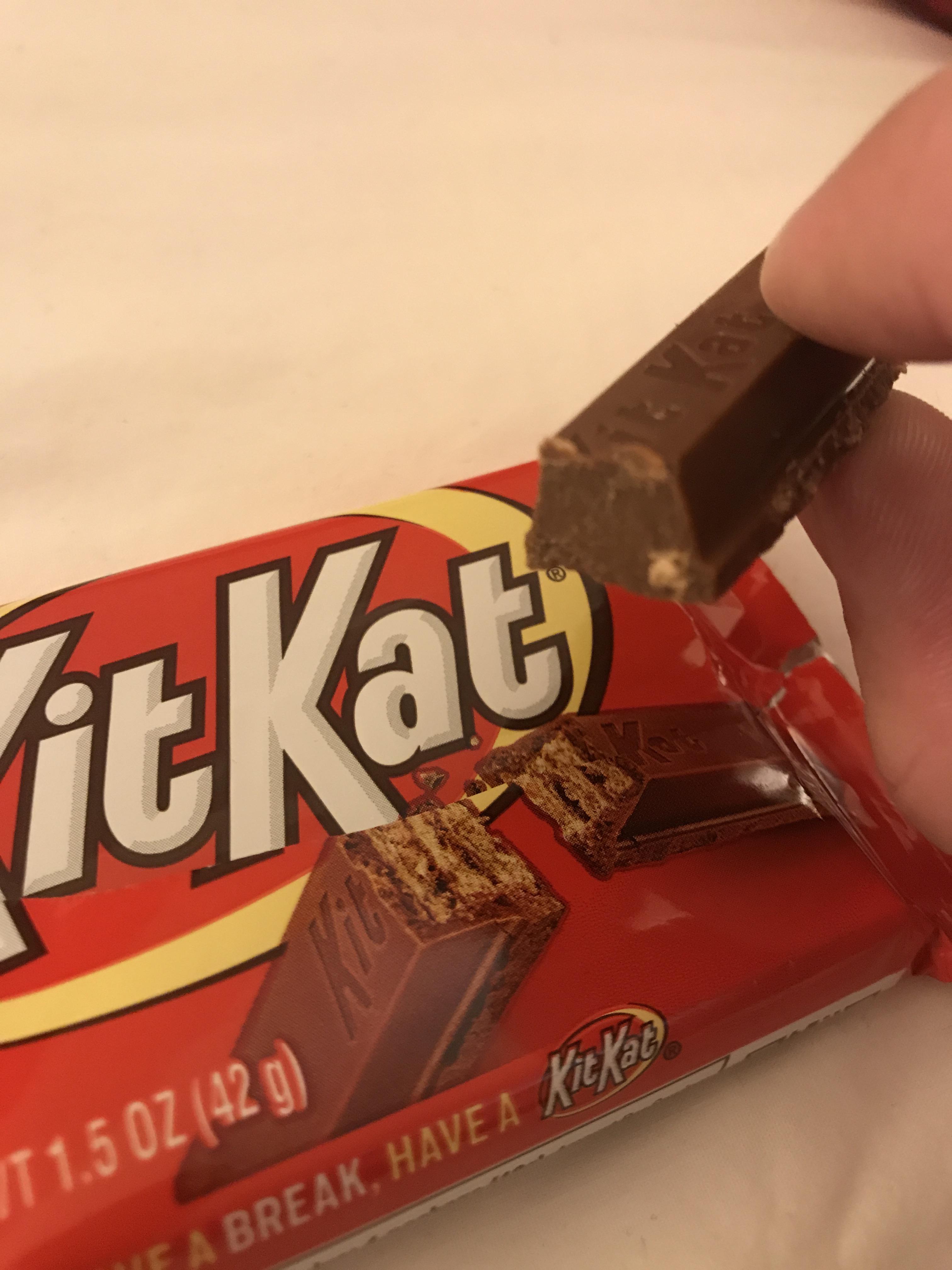 This Kit Kat was missing the wafer in the middle. | /r ...