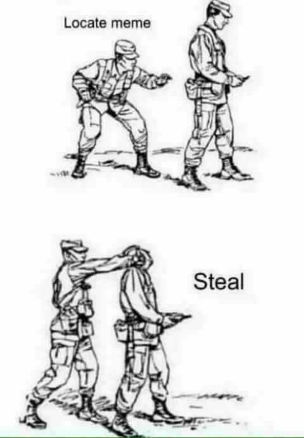 commando meme steal | Meme Stealing | Know Your Meme