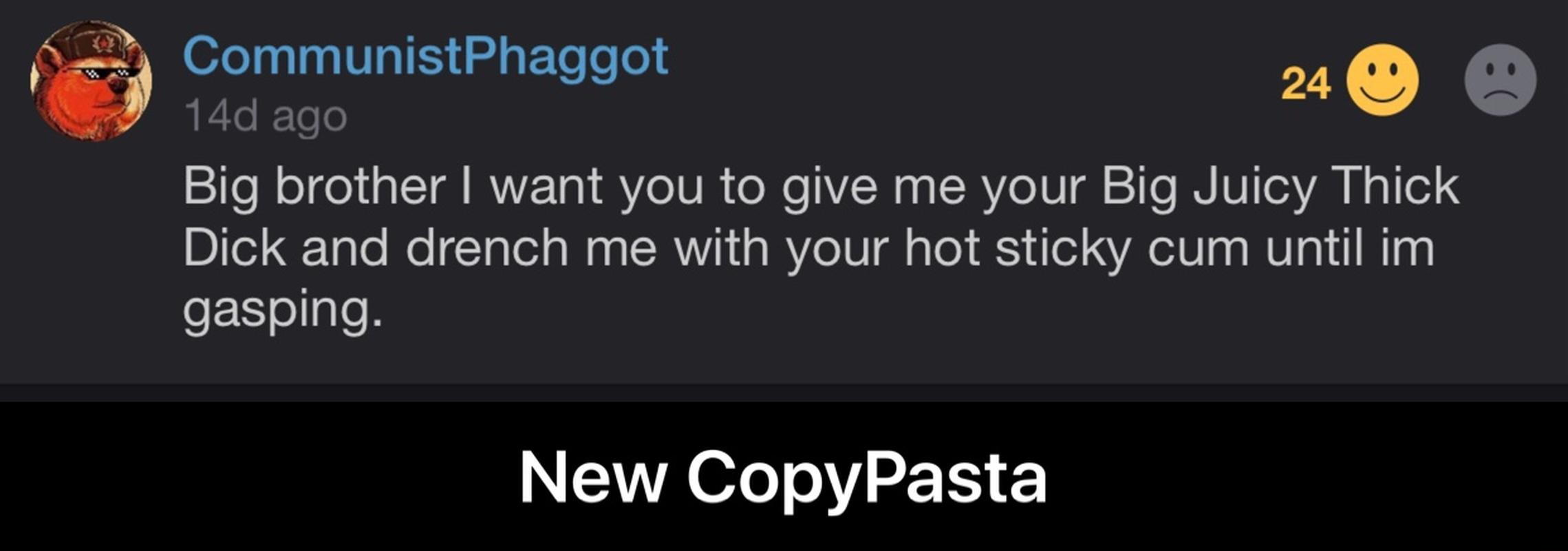 New Copypasta | Big Brother Copypasta | Know Your Meme