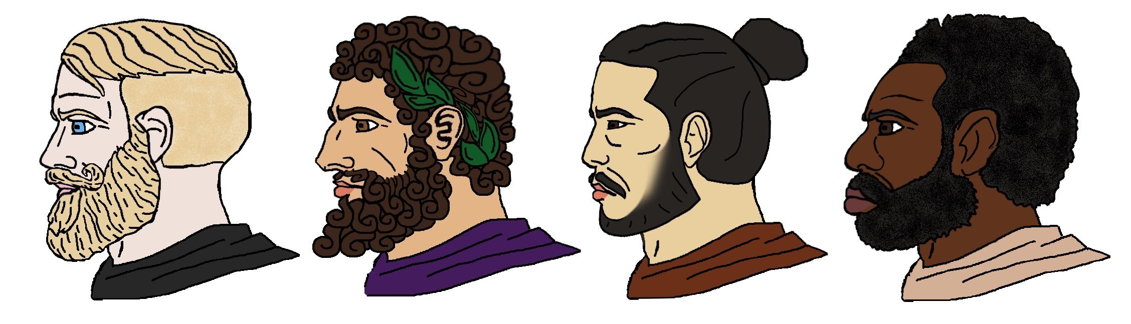 A Chad For Each Race | Nordic / Mediterranean | Know Your Meme