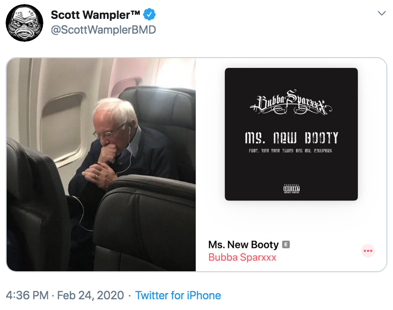 Ms. New Booty | Bernie Sanders in First Class | Know Your Meme