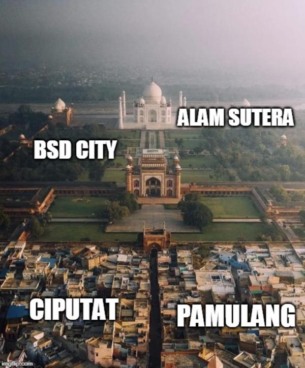 Tangerang Selatan, Indonesia | Taj Mahal Comparison With Slums | Know ...
