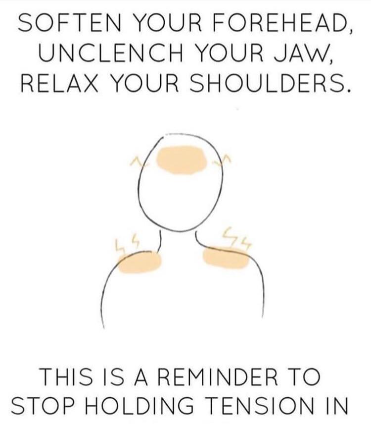 I Never Thought About How My Forehead Could Be So Tense All The Time