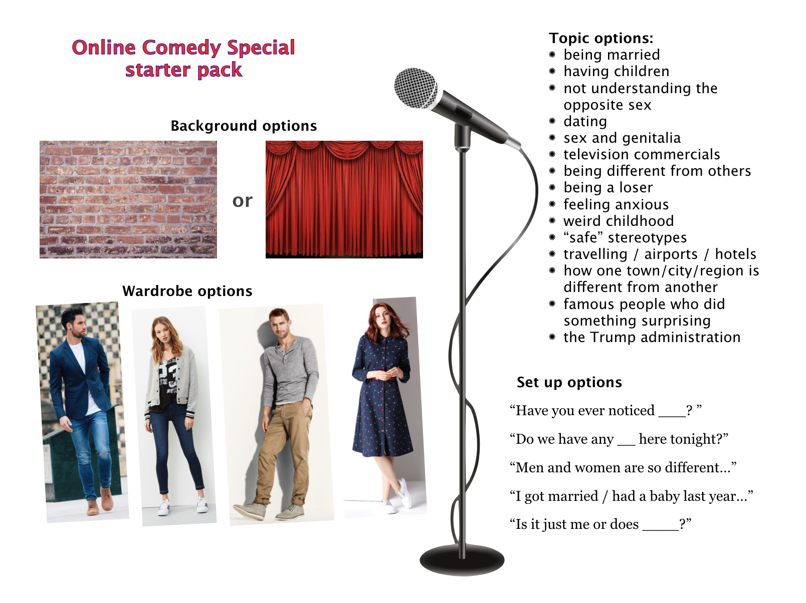 Online Comedy Special starter pack | /r/starterpacks | Starter Packs ...