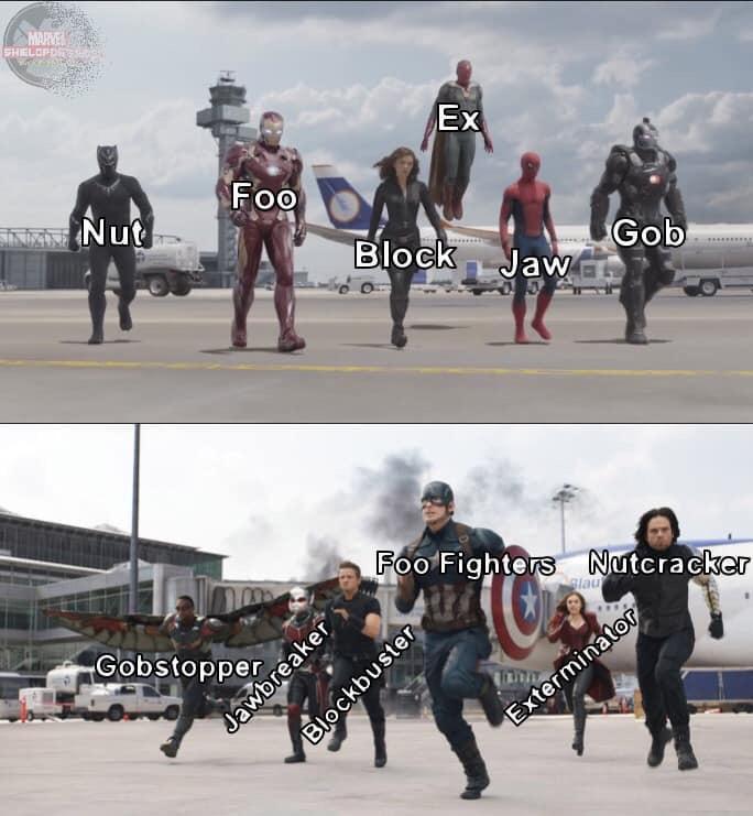 The battle of the ages | Foo Fighters vs. the Foo | Know Your Meme