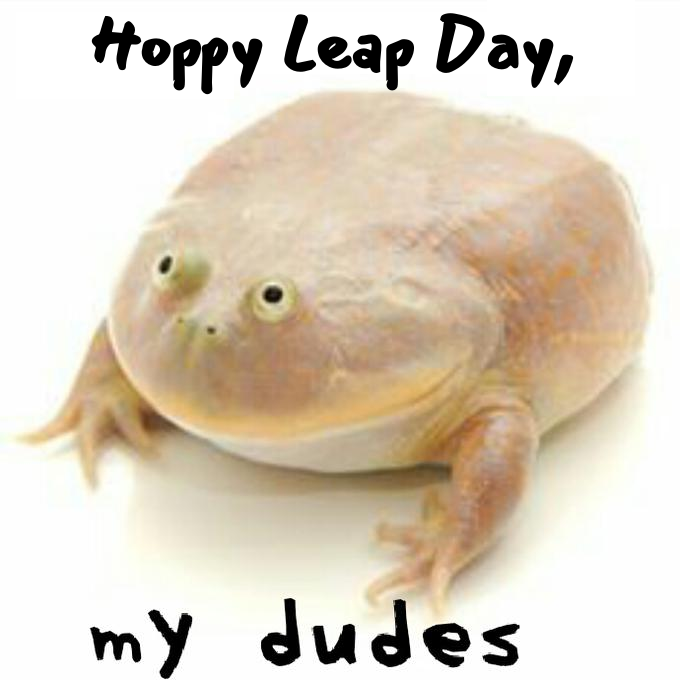 Hoppy Leap Day | It Is Wednesday My Dudes | Know Your Meme