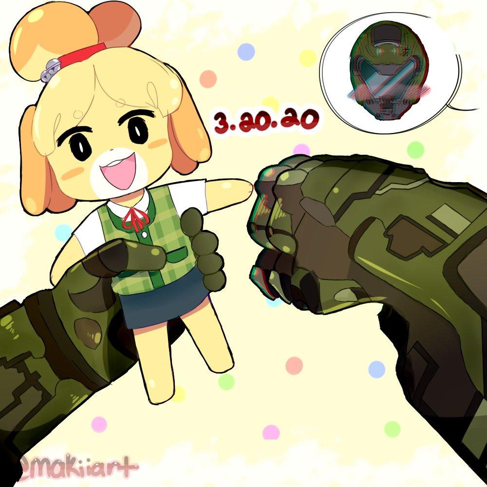 Y'all, I think he got a new collectible 👀 | Doomguy and Isabelle | Know ...
