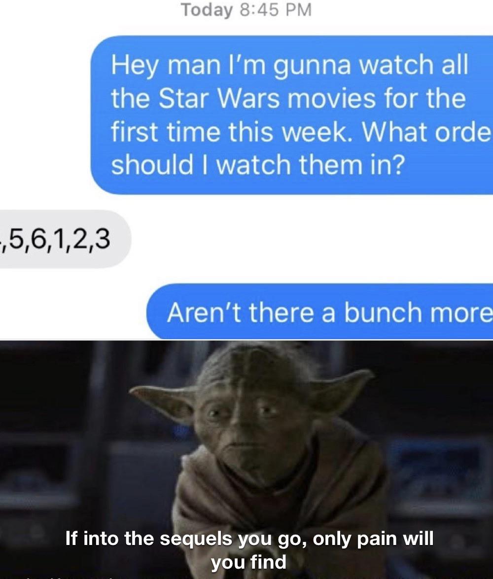 I chose to completely ignore the sequels | /r/PrequelMemes | Prequel ...