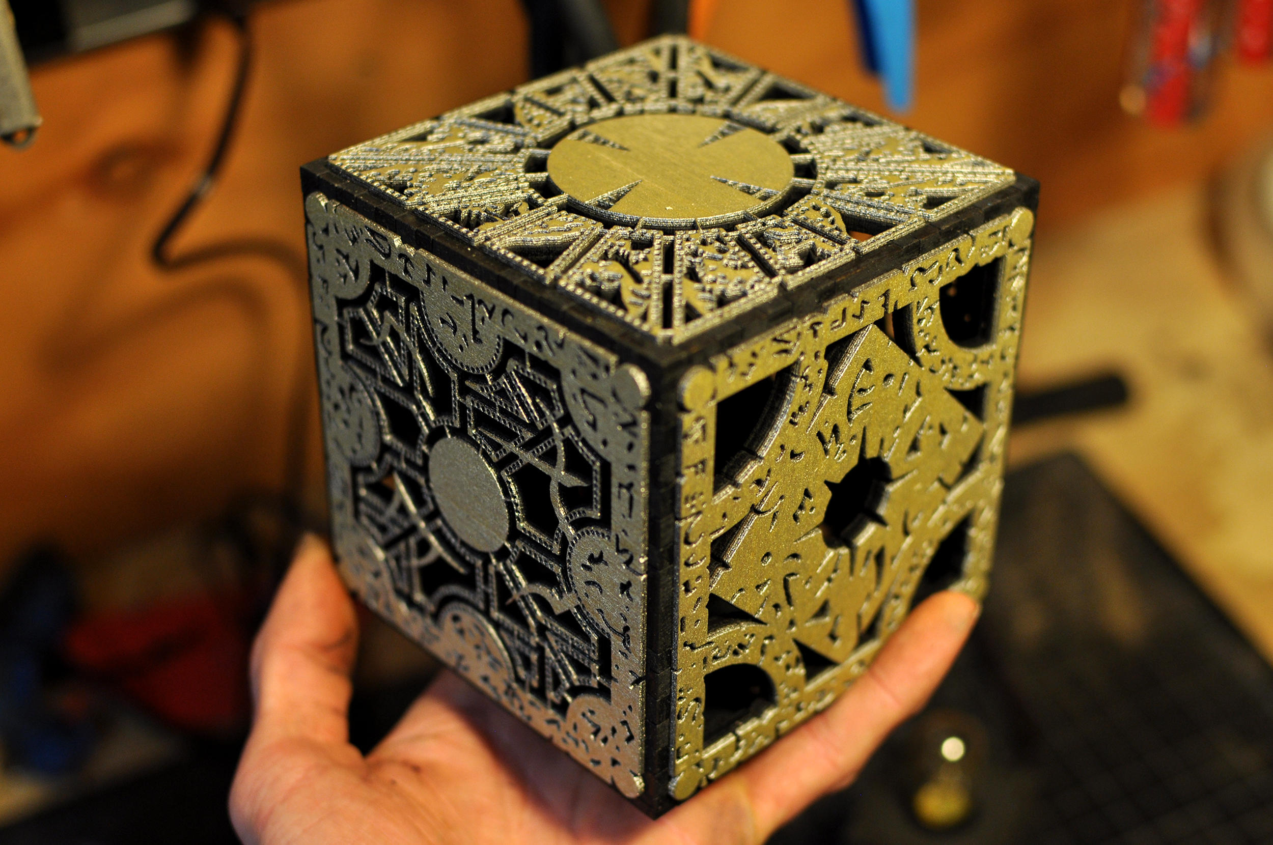 This Lemarchand's box (from Hellraiser) I laser cut. | /r ...