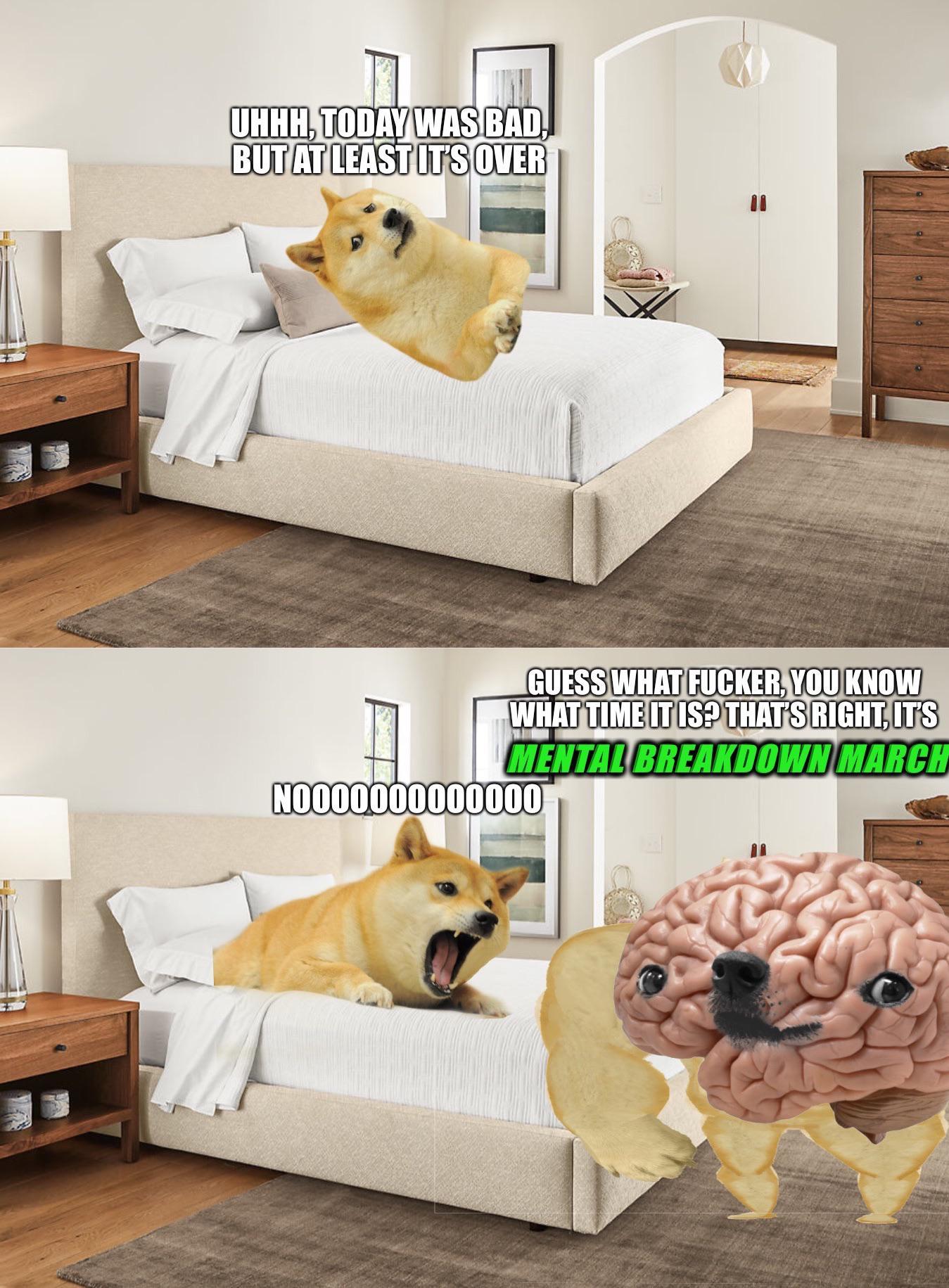 Le unhelpful brain has arrived | /r/dogelore | Ironic Doge Memes | Know ...
