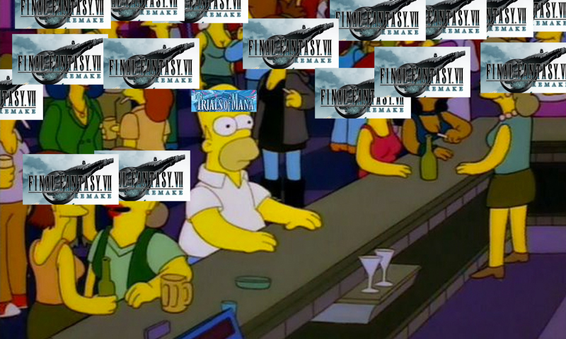 being hyped for a new Mana game be like | Homer Simpson in a Lesbian ...