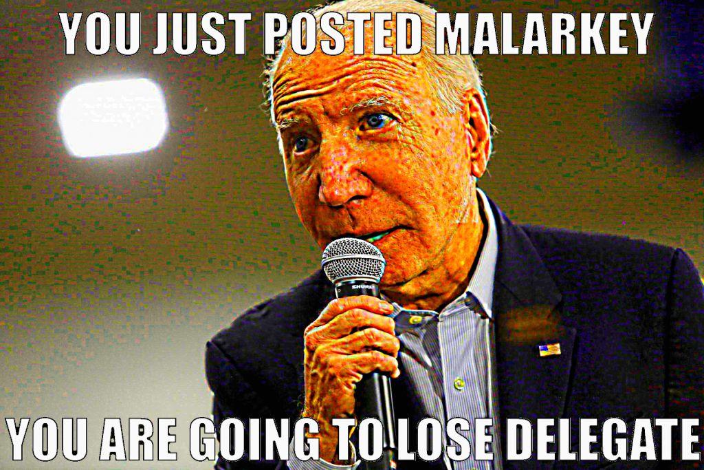 the delegates | No Malarkey | Know Your Meme