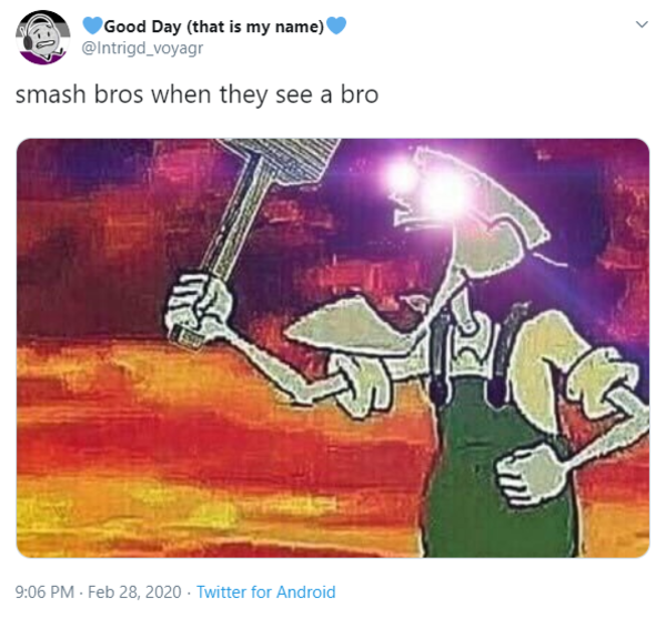 Smash bros when they see a bro | That's It I'm Gettin' Me Mallet | Know ...