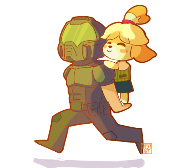 I can’t see me lovin’ nobody but you | Doomguy and Isabelle | Know Your ...