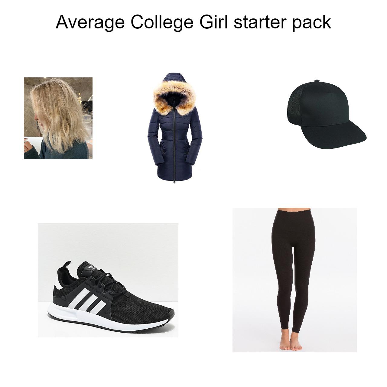 Average college girl starter pack | /r/starterpacks | Starter Packs ...