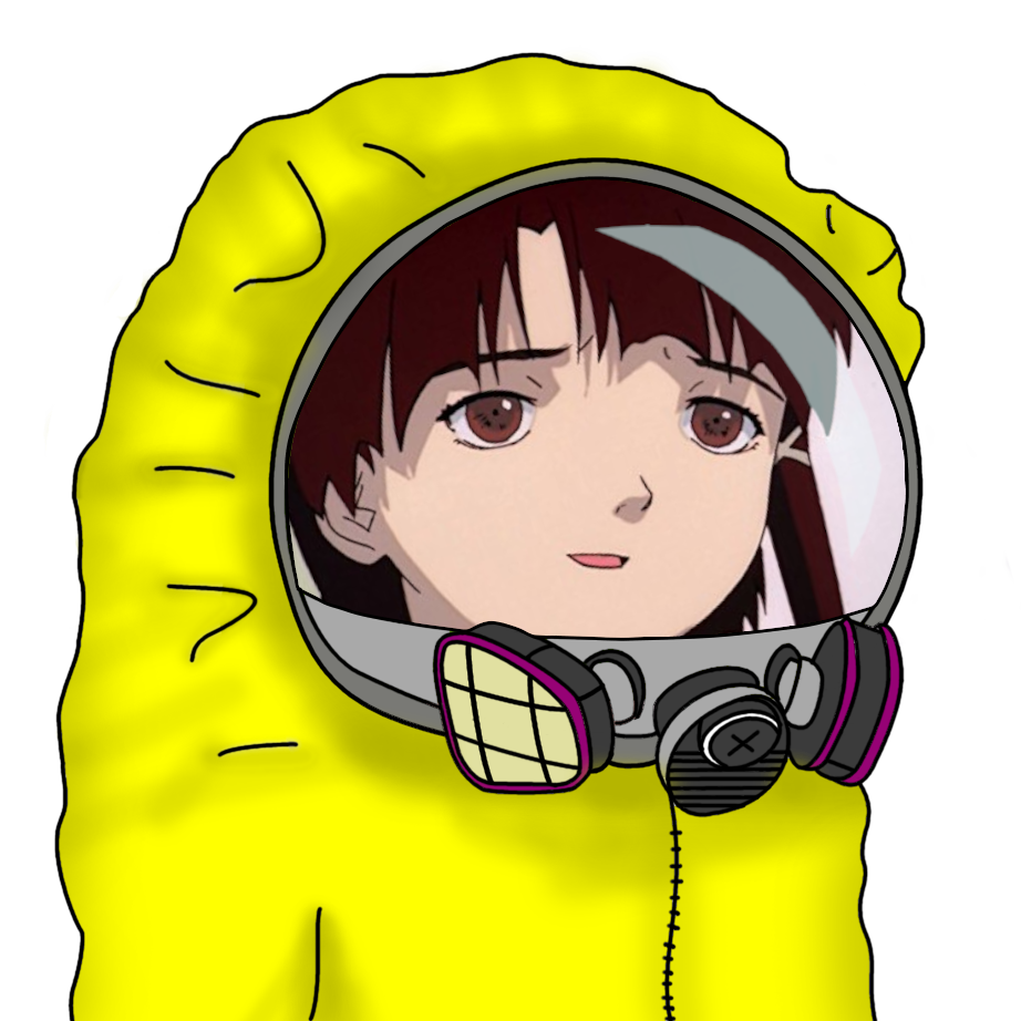 smug HD suit lain | Hazmat Suit Edits | Know Your Meme