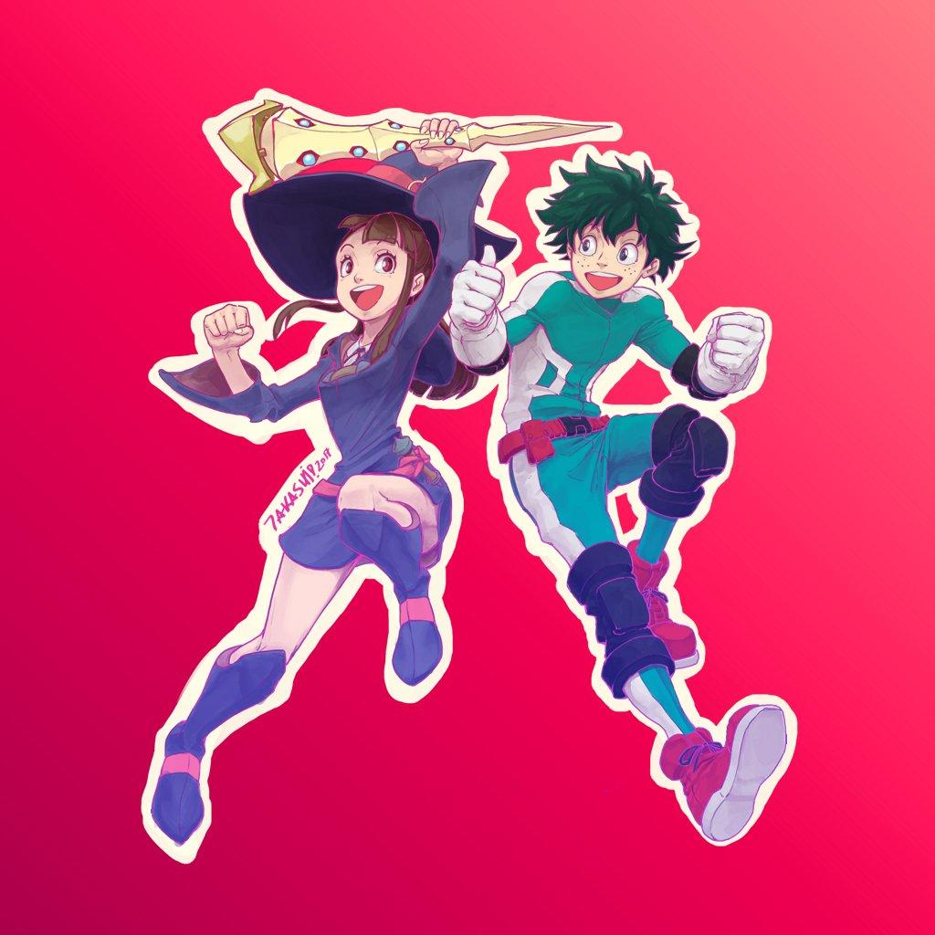 Deku and Akko | Crossover | Know Your Meme
