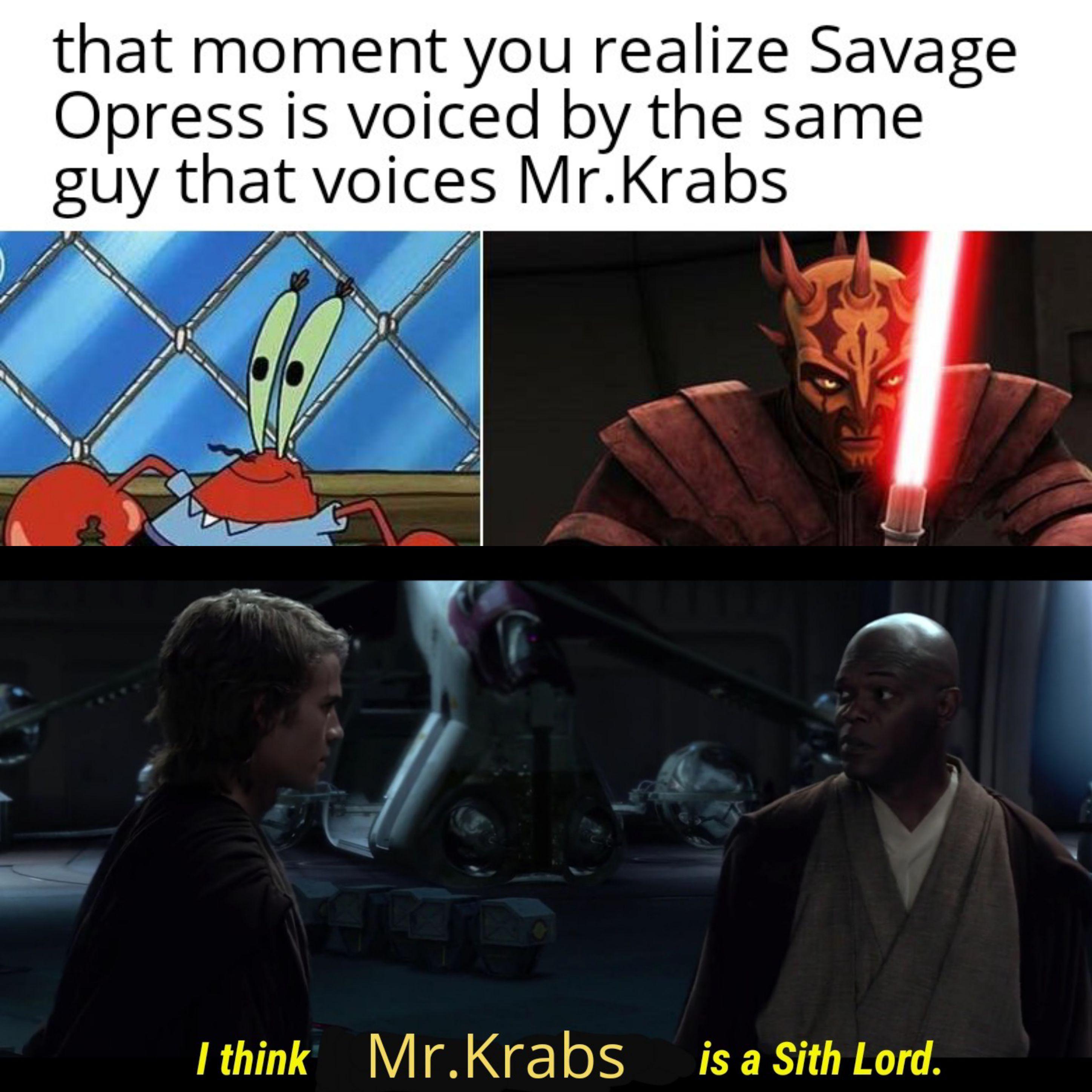 *turns on lightsaber* argh argh argh argh | /r/BikiniBottomTwitter ...