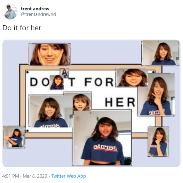 Do It For Her | Neekolul / "OK Boomer" Girl | Know Your Meme