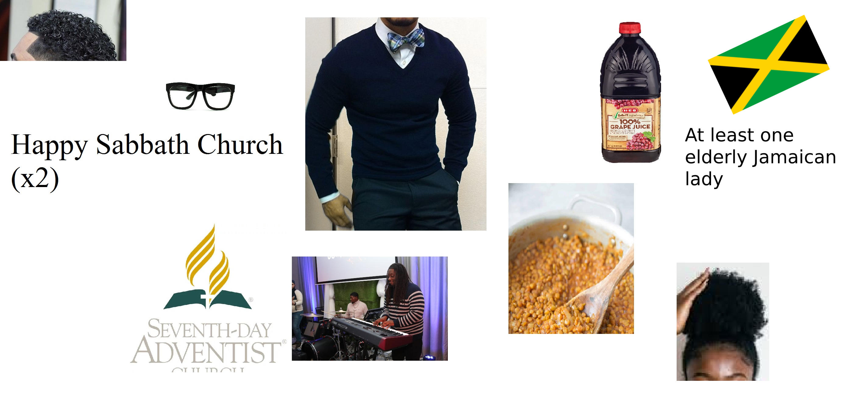 Every black Seventh Day Adventist church starterpack | /r/starterpacks ...