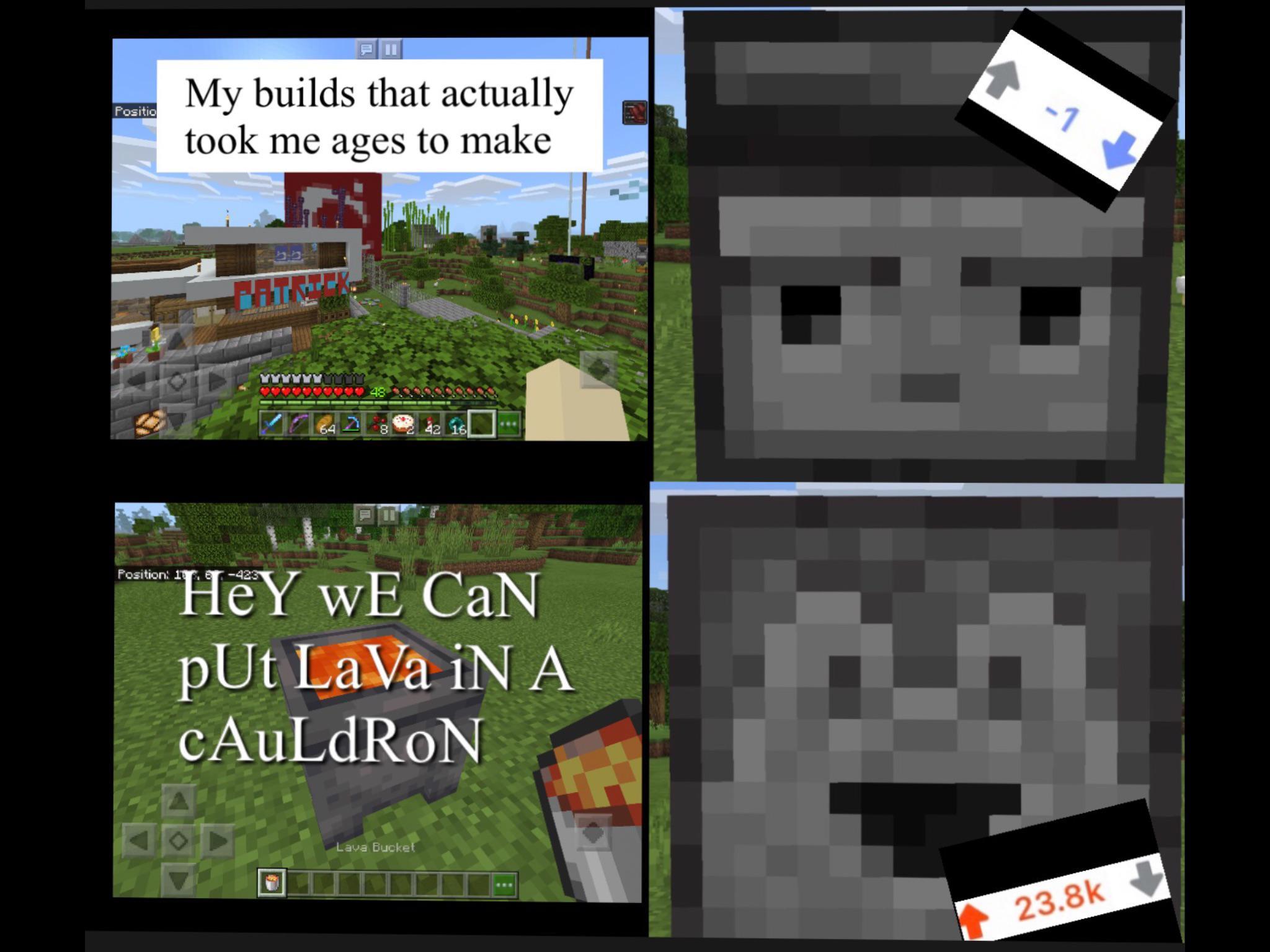 What is wrong with the main mc group | /r/MinecraftMemes | Minecraft ...