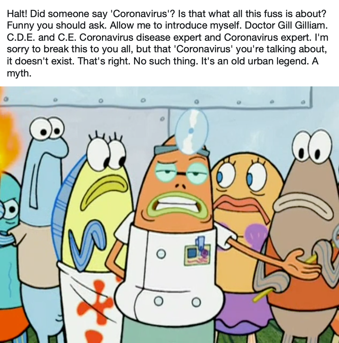 The needed advice of Dr. Gill Gilliam | /r/BikiniBottomTwitter ...