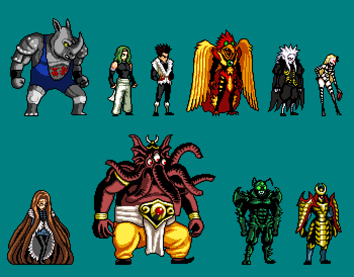 OPM pixel art project - Monster Association's Middle Management | /r ...