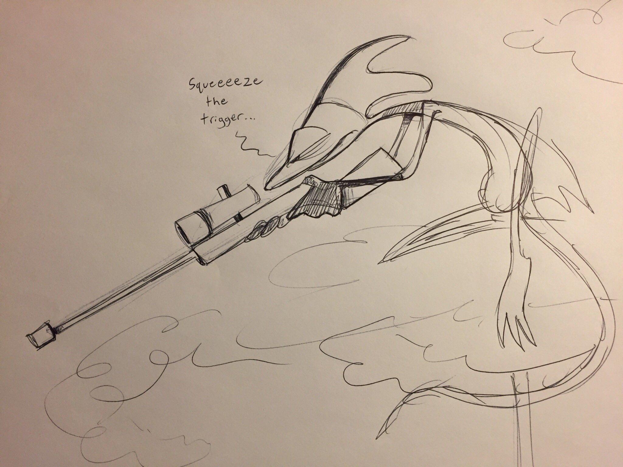 Gigantamax Inteleon doodle | Inteleon | Know Your Meme