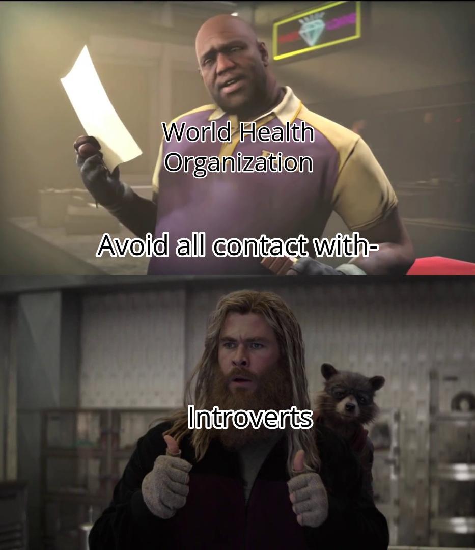 I don't need to hear anything else. | /r/dankmemes | Introverts vs ...
